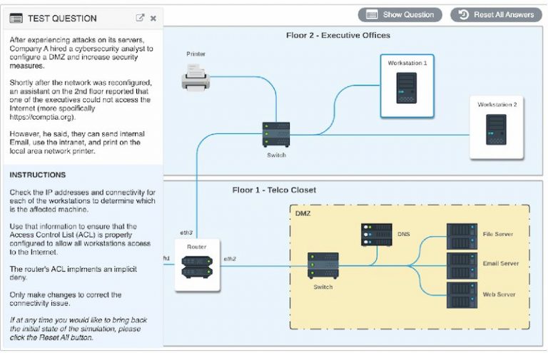CompTIA Security+ Performance-Based Questions