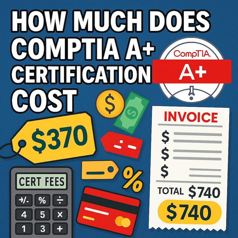 How Much Does CompTIA A+ Certification Cost? Budgeting Guide