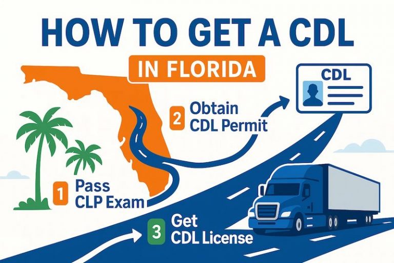 How To Get A CDL In Florida? 7 Simple Steps To Start
