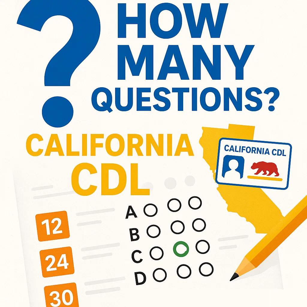 How Many Questions Are On The CDL Permit Test In California?