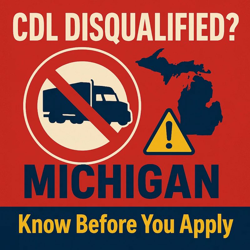 What Disqualifies You From Getting A CDL In Michigan?