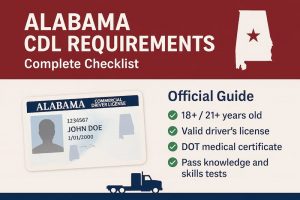 How To Get A CDL In Alabama: Complete Guide For Beginners